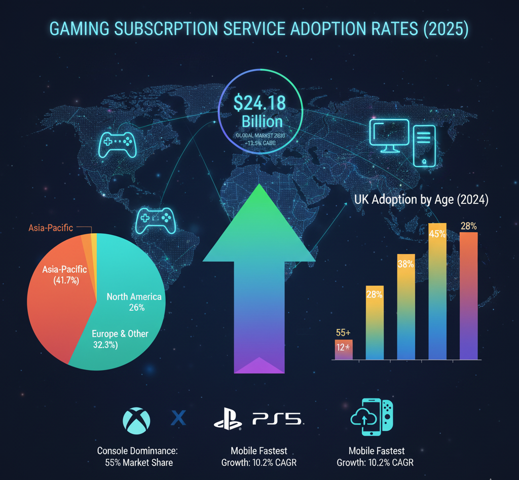 Gaming Subscription Service Adoption Rates (2026)